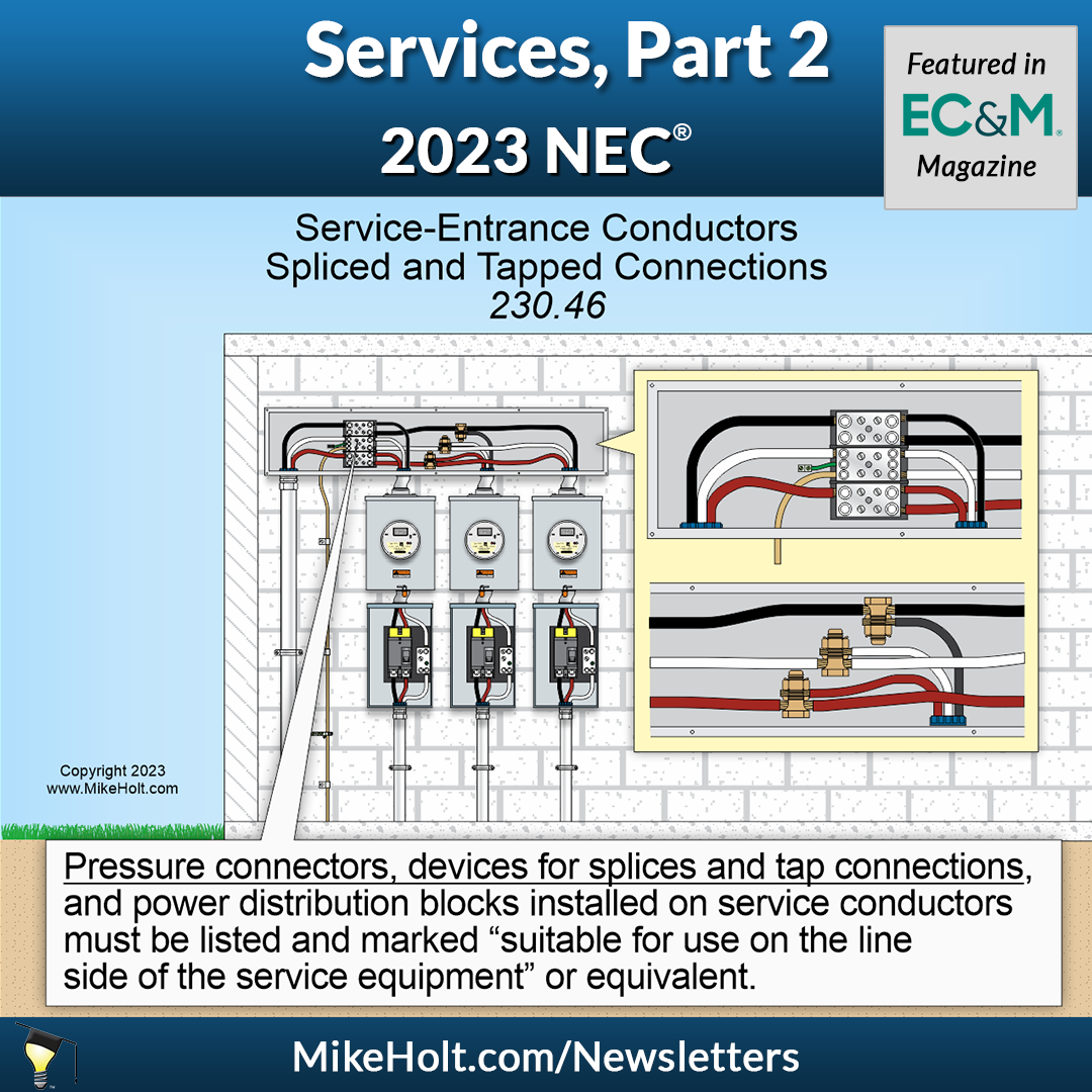 Services, based on the 2023 NEC - Part 2