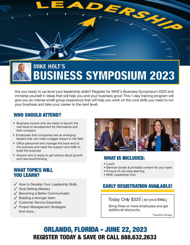 Mike Holt Seminar Handouts