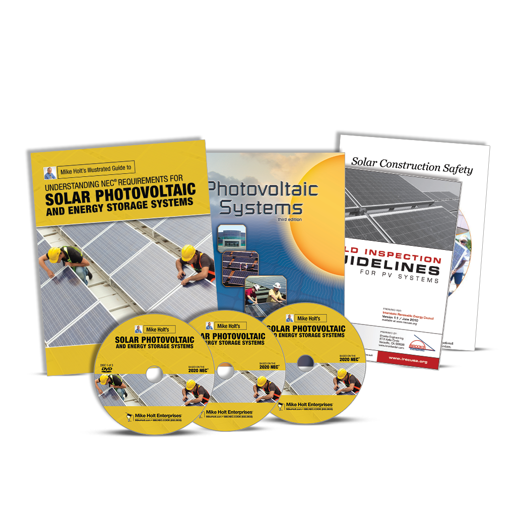 Mike Holt Solar Photovoltaic Systems Products - 2020 NABCEP Exam ...